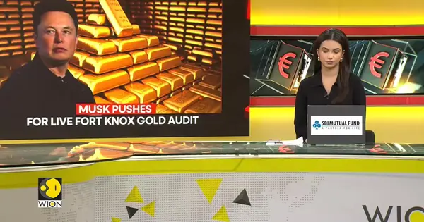 Musk pushes for live Fort Knox gold audit