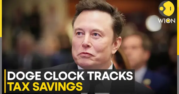 Musk's DOGE tracker logs government spending reductions