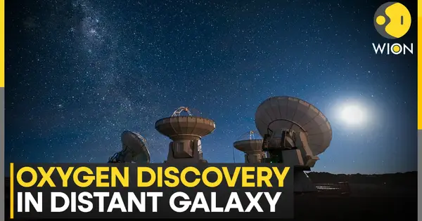 Astronomers detect oxygen just 300 million years post-big bang