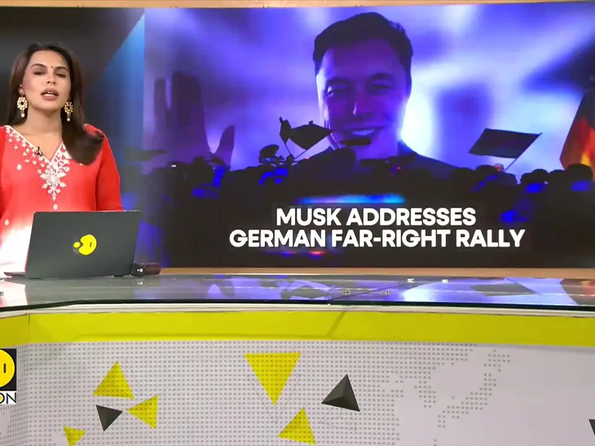 Elon Musk speaks at Germany’s AfD campaign launch as thousands protest ...