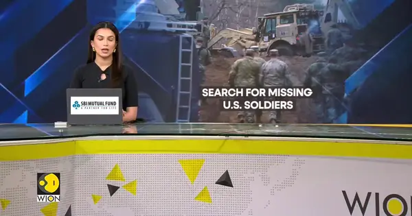 US soldiers went missing during a military exercise on march 26