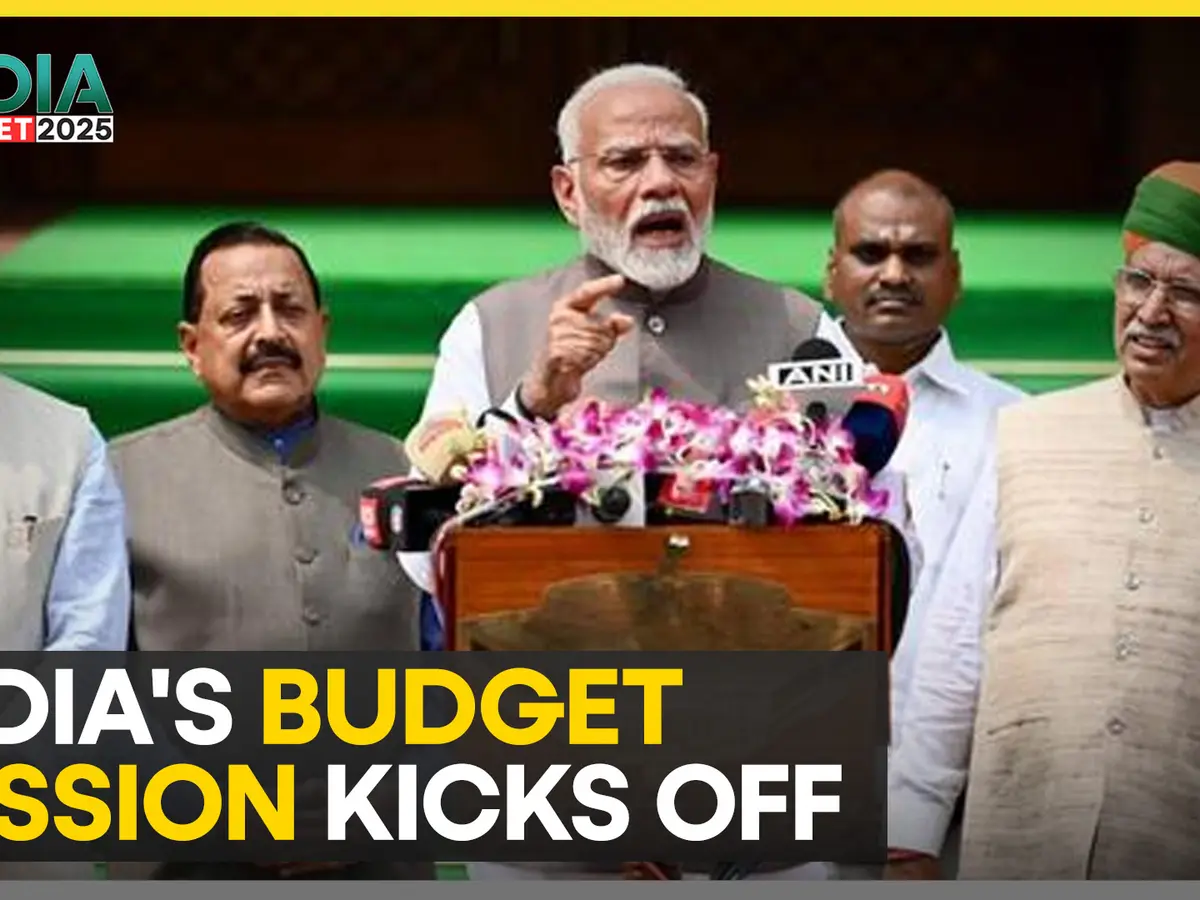 India budget session begins; President addresses joint sitting of ...