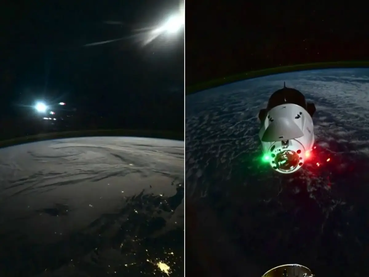 Watch | Stunning visuals show SpaceX’s Crew-10 Dragon capsule docking ...