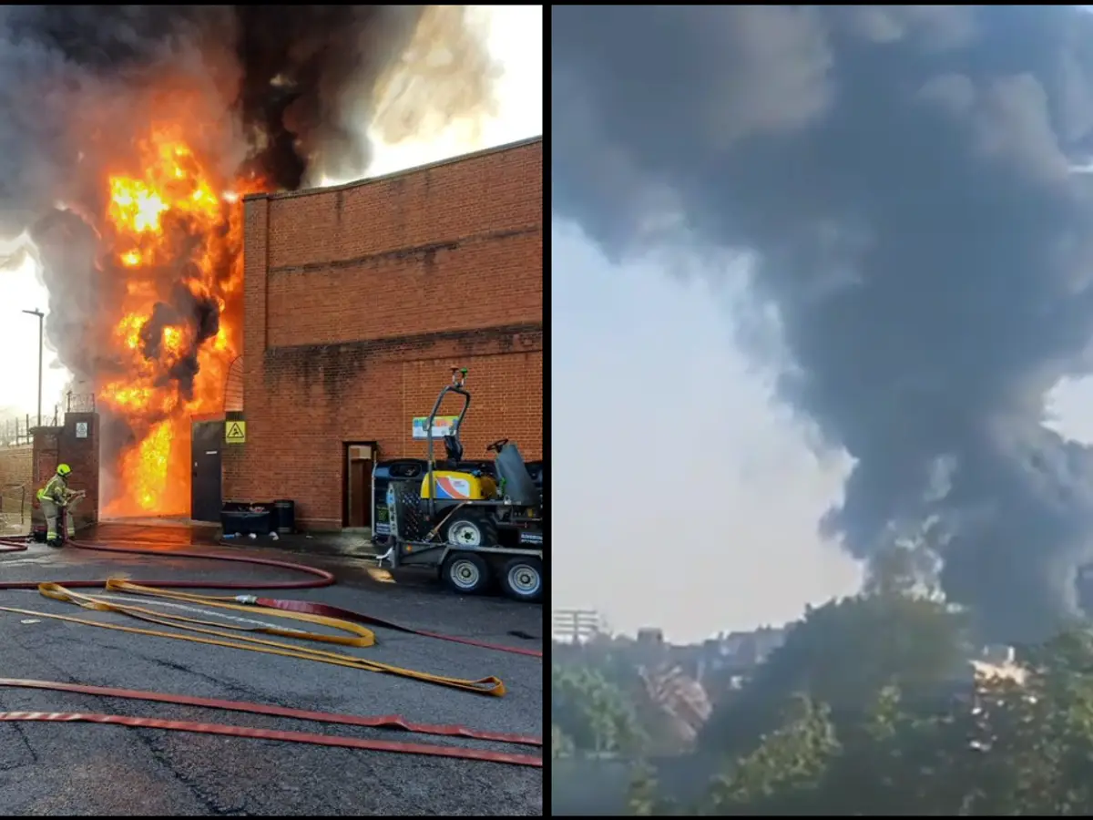 Major explosion in London triggers massive fire, 15 fire engines and ...