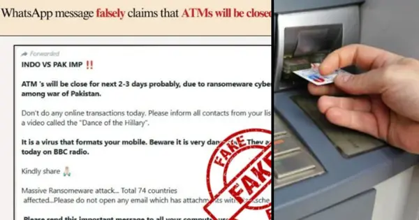 ATM closed for 2-3 days in India? PIB Fact Check reveals truth behind viral WhatsApp message ...