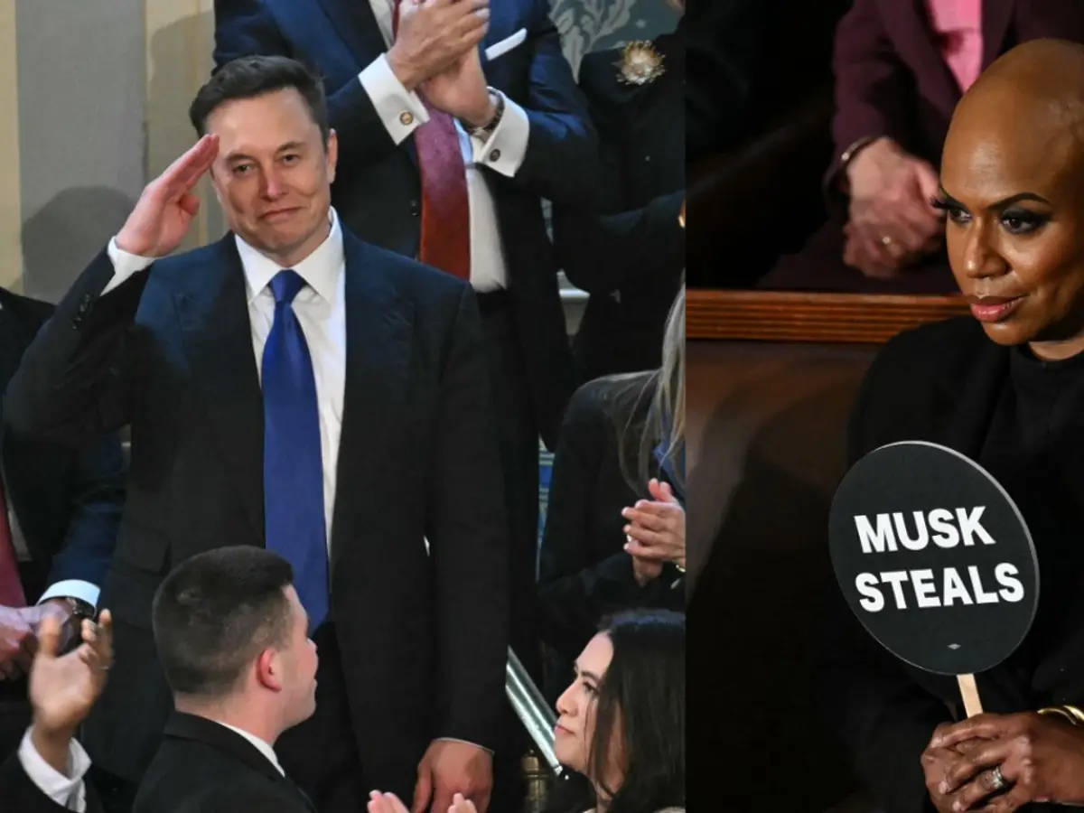 Donald Trump asks Congress to applaud DOGE chief Elon Musk as Democrats ...