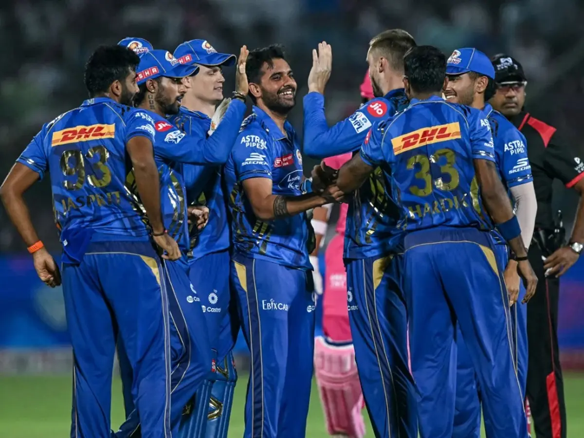 IPL 2025 | 'Six in a row': MI end RR's playoff hopes with crushing 100 ...