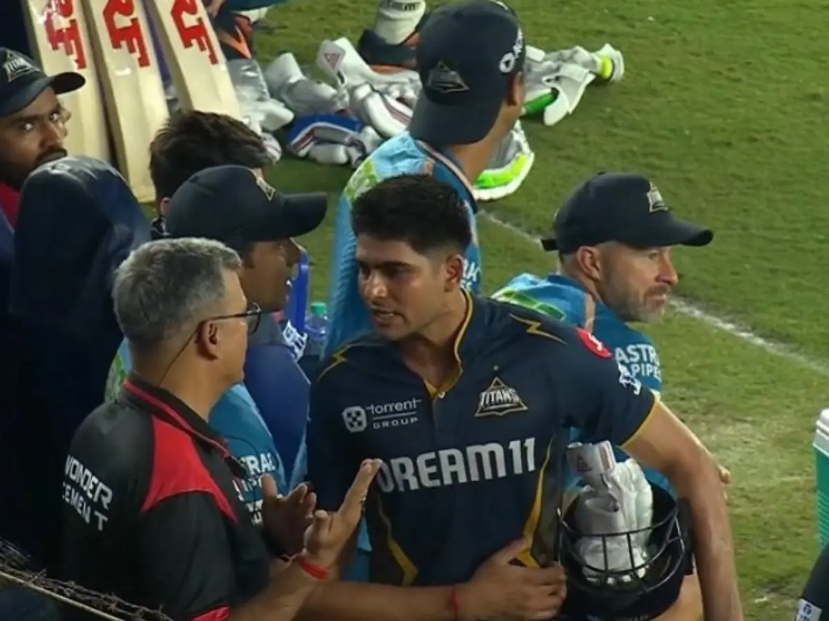 IPL 2025: Shubman Gill gets into heated argument with fourth umpire ...