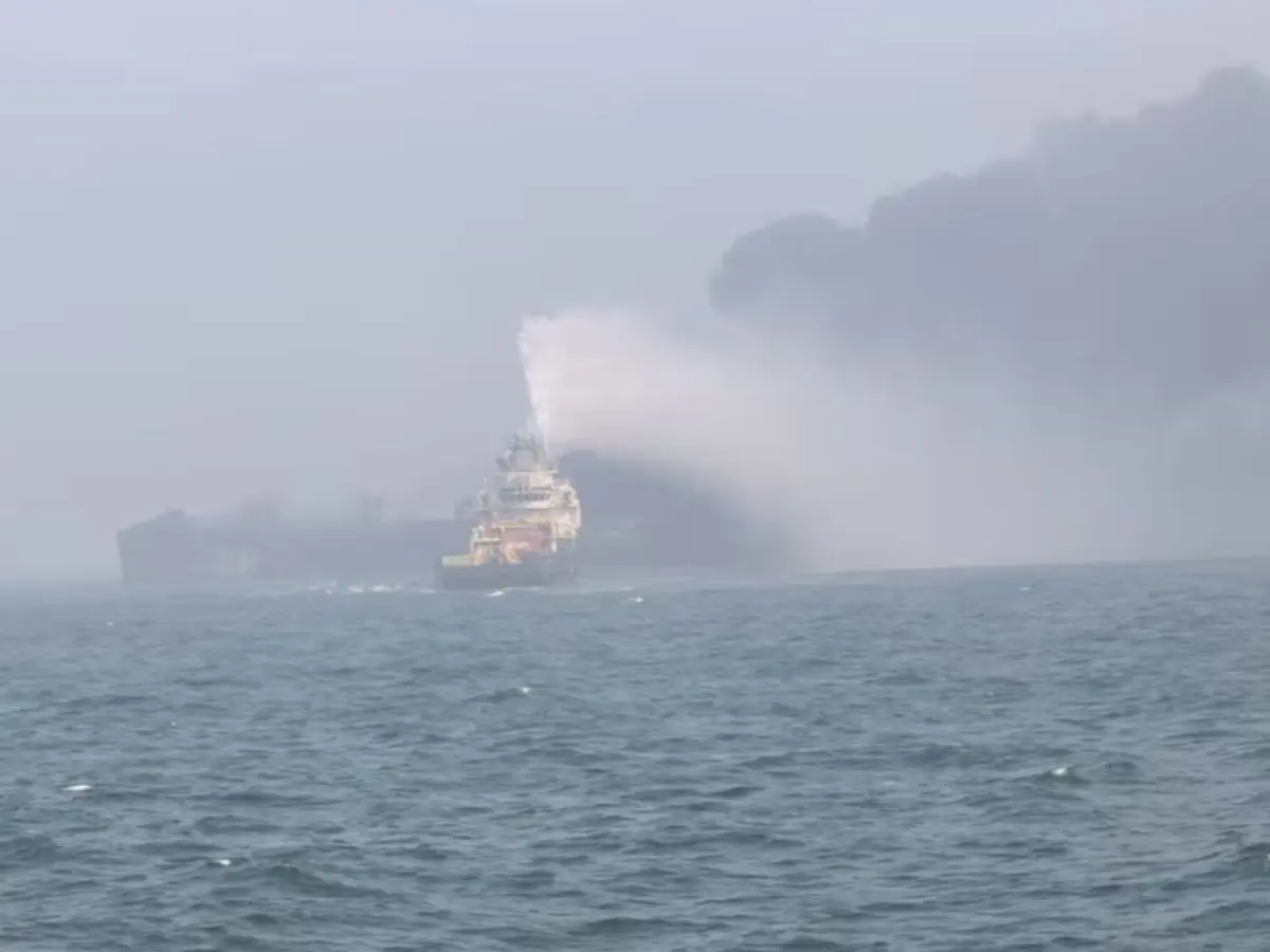 North Sea collision: Arrested captain of cargo ship that hit oil tanker ...