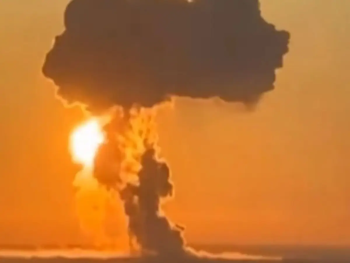 VIDEO | Massive explosion erupts as Ukrainian drone strikes Russia's ...