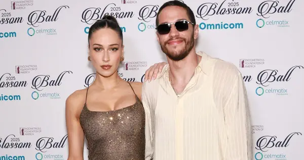 Pete Davidson and girlfriend Elsie Hewitt make their first public appearance at Blossom Ball's ...