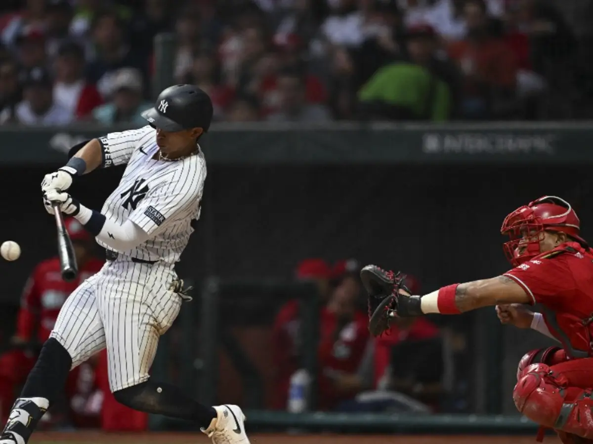 MLB: Yankees' Oswaldo Cabrera suffers horrible ankle injury during ...