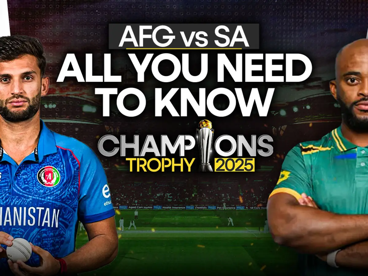 AFG vs SA Champions Trophy 2025: All you need to know, check Live ...