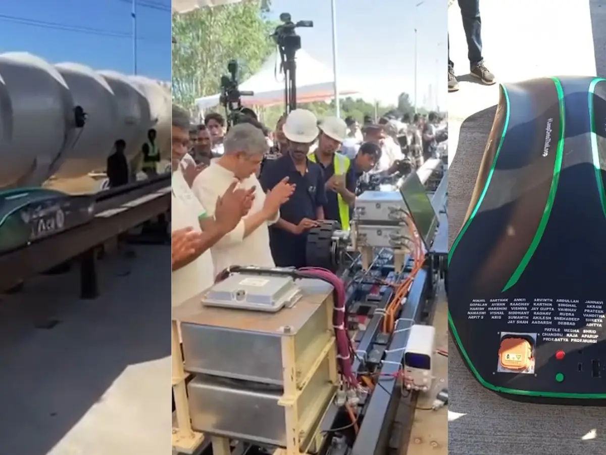 WATCH | Indian minister shares video of 410-metre hyperloop developed ...