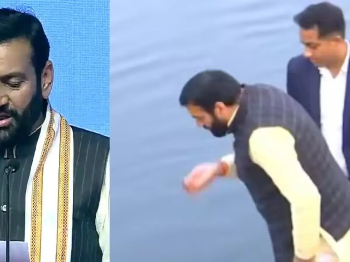 Yamuna poison controversy: Haryana CM sips water, govt to file case ...