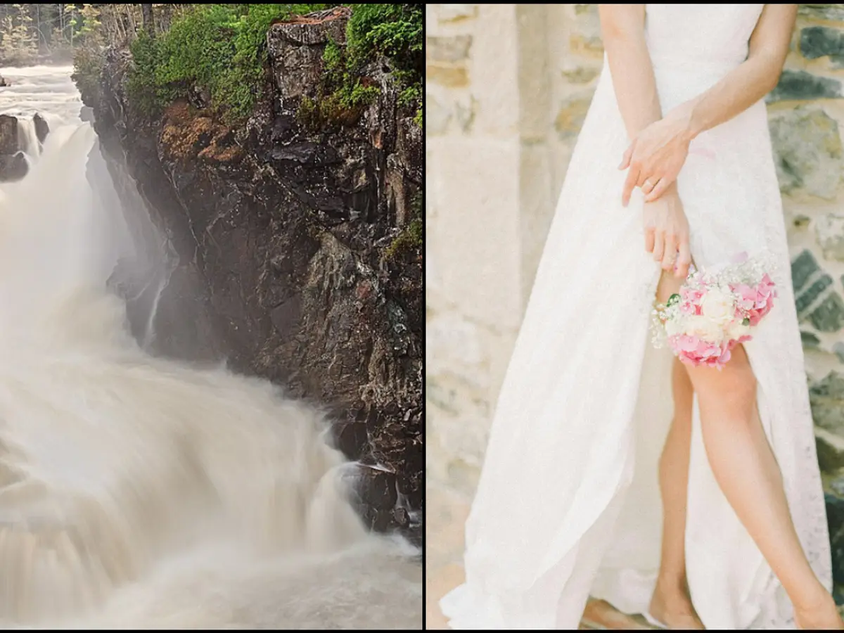 'Trash the dress' trend killed a new bride at a Canada waterfall in ...