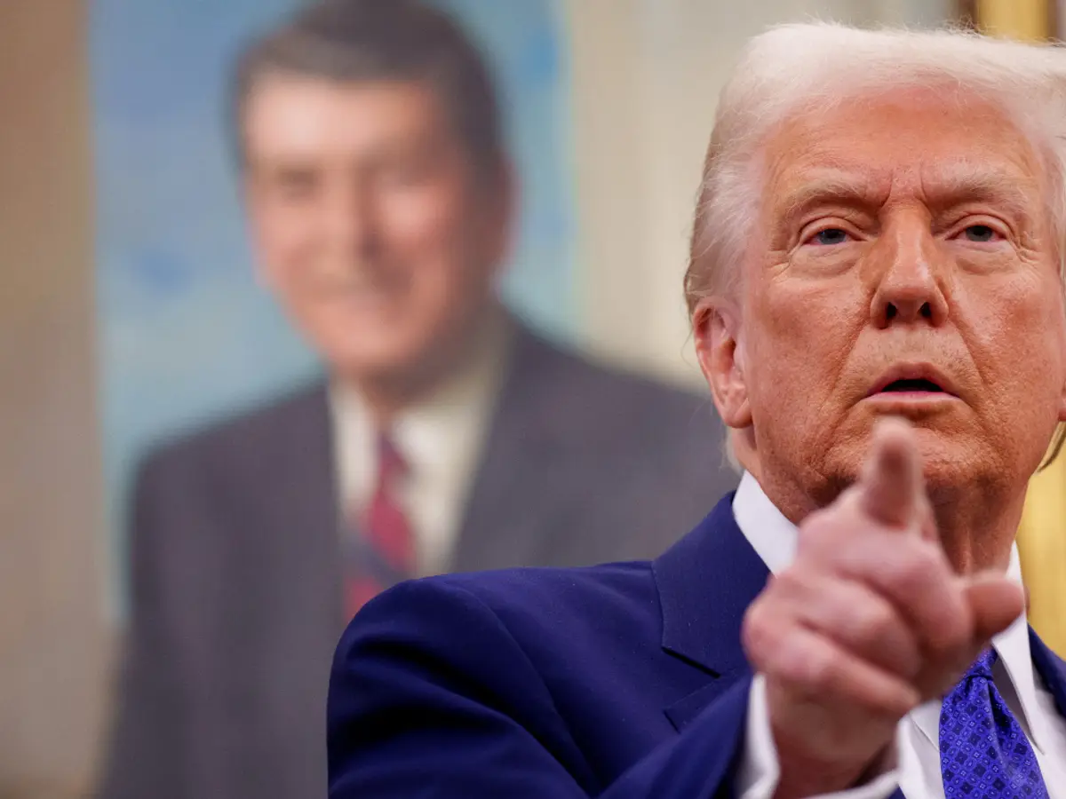 Trump shushes reporter during press conference. 'Haven't asked you to ...