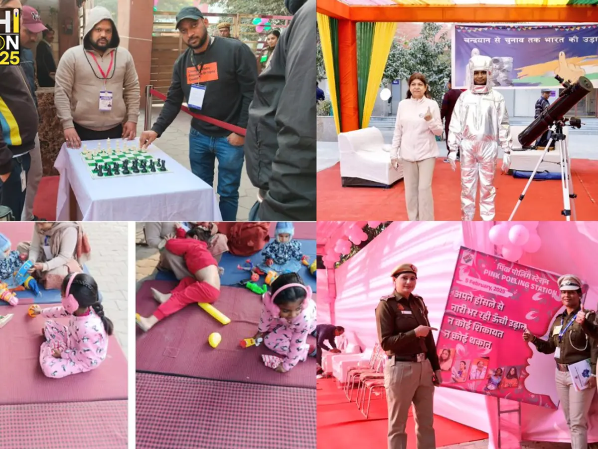 Delhi Assembly Election: Space to Sports theme, EC creates unique ...