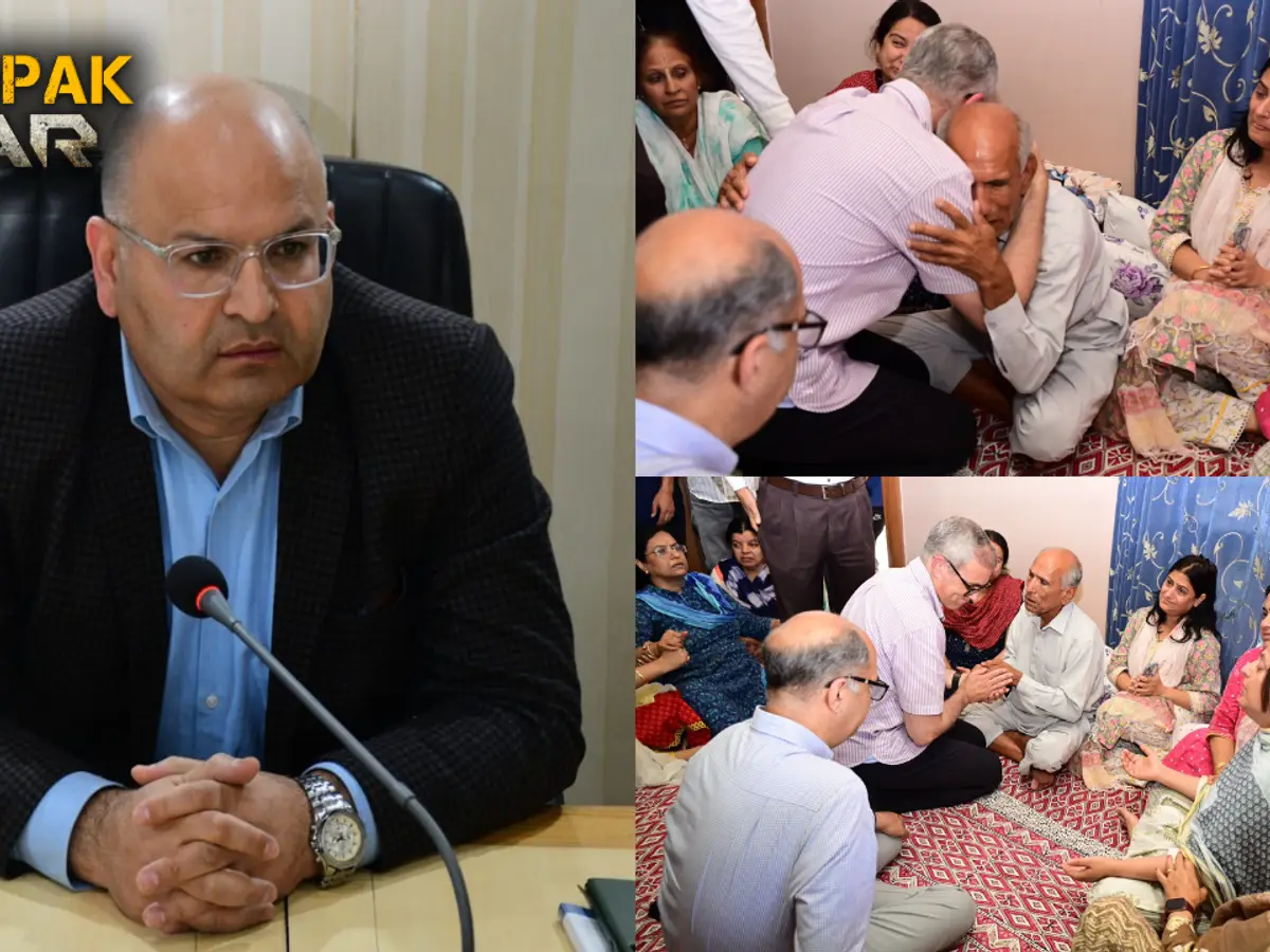 Indo-Pak war: J&K CM Omar Abdullah visits ADDC Rajouri Raj Kumar Thapa's family, shares condolences