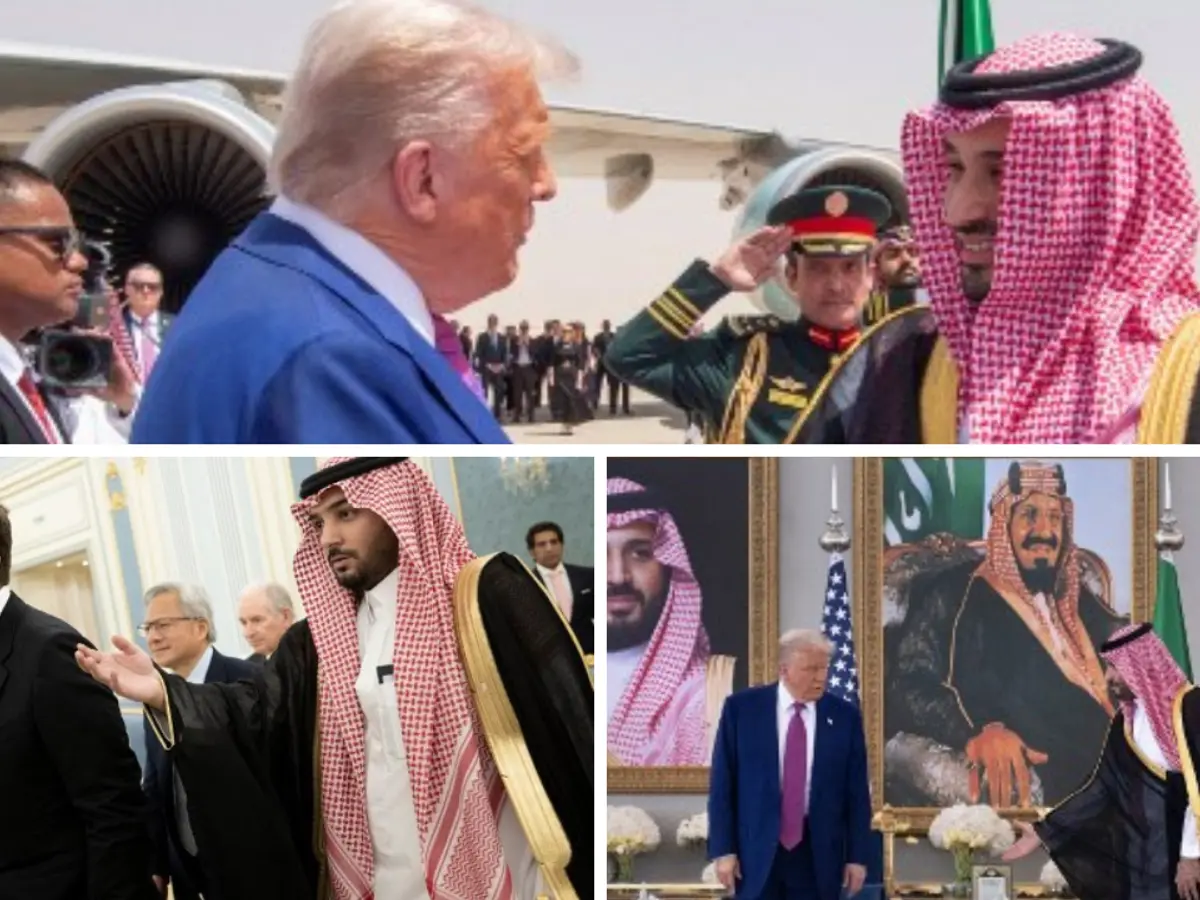 Donald Trump in Saudi Arabia, meets Crown Prince MBS; Elon Musk joins ...
