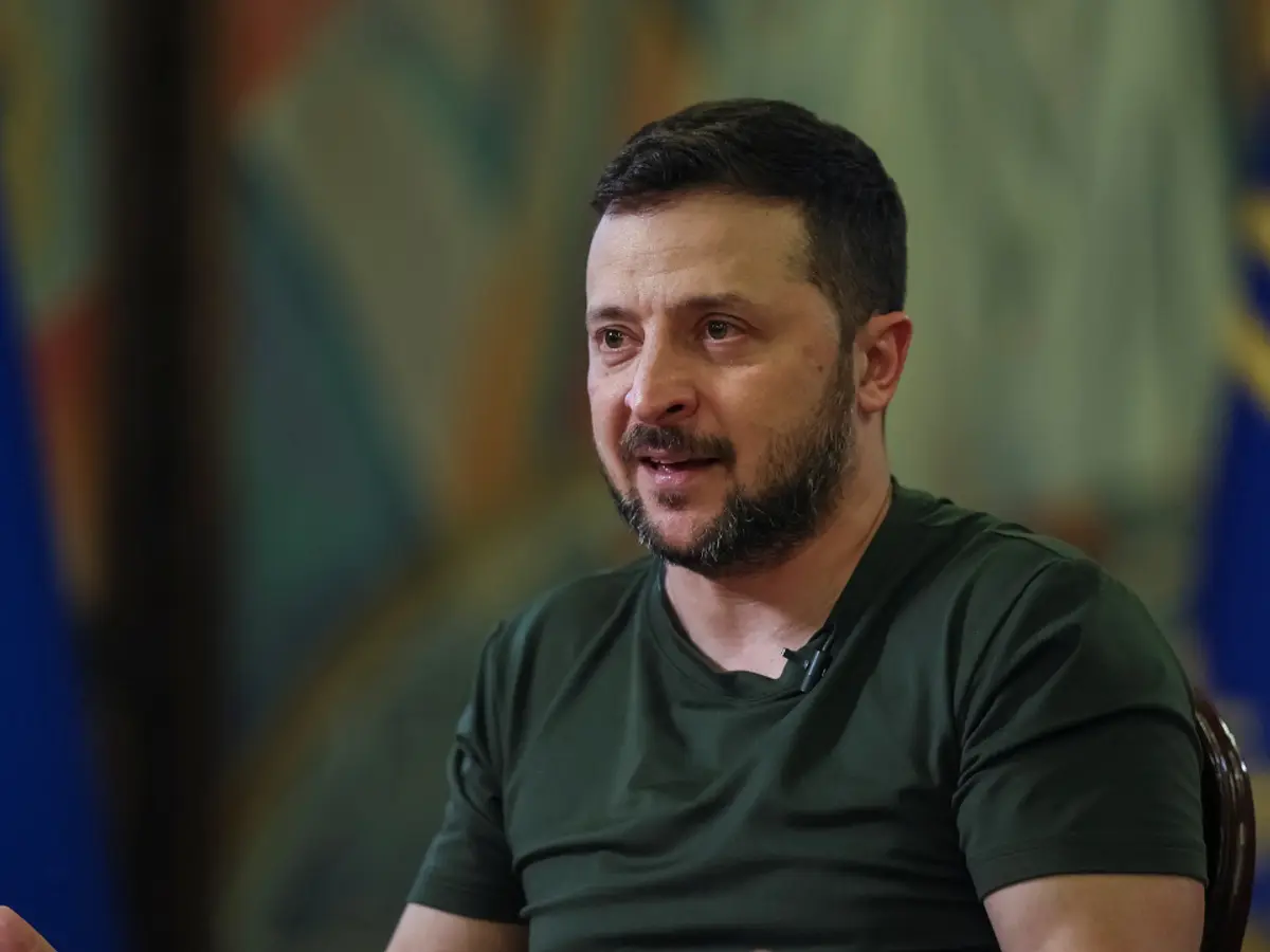 Zelensky visits troops near front line defending embattled eastern city ...