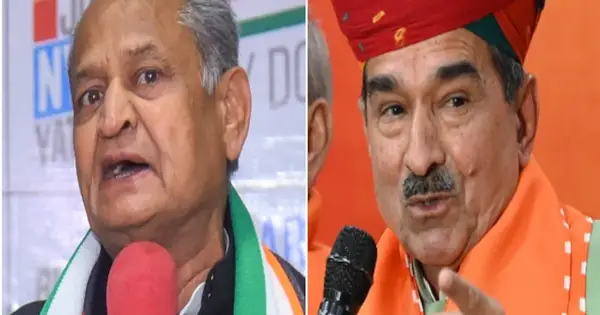 Madan Rathore counterattack Ashok Gehlot | गहलोत के सवाल पर मदन राठौड़ ...