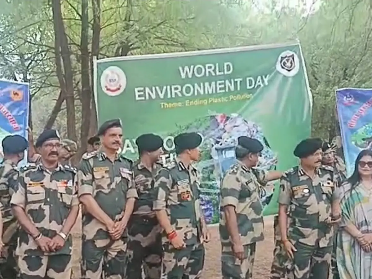 Rajasthan BSF jawans planted 50 thousand saplings on the India Pakistan ...