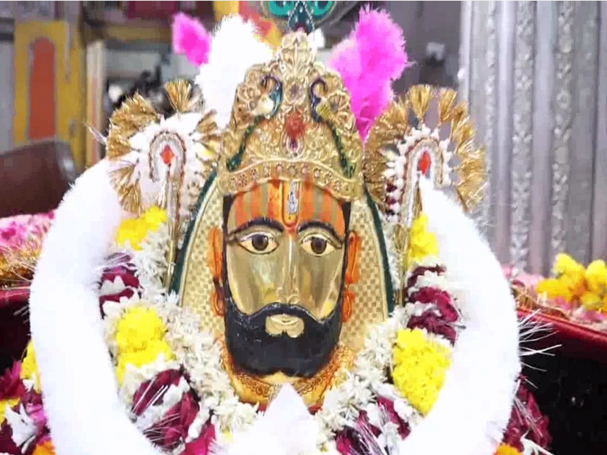 Jaisalmer News Baba Ramdev wore golden crown crowd of devotees gathered ...