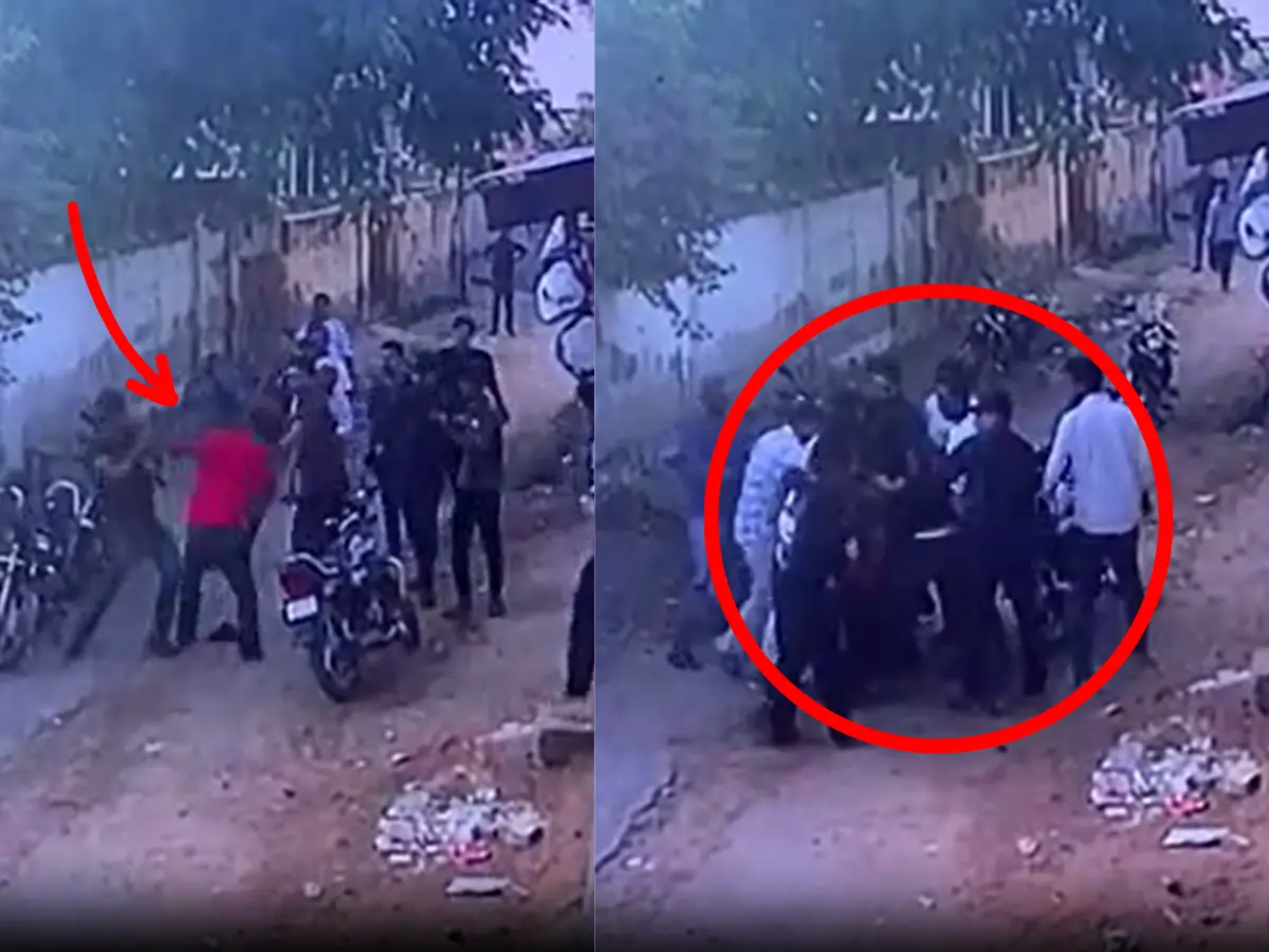 Rajasthan Fight Video | गांव में दुकान के बाहर दिनदहाड़े जमकर हुई मारपीट