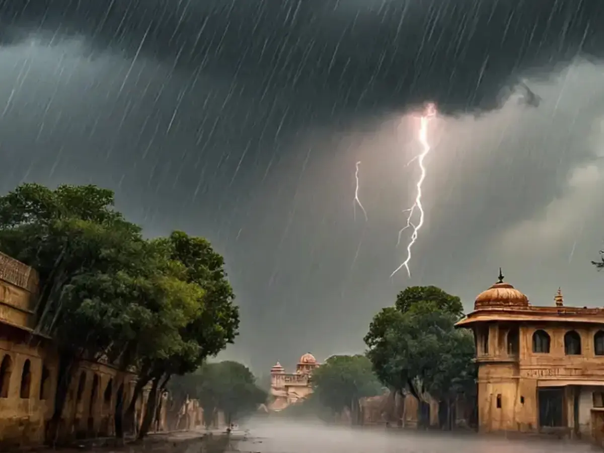 Jodhpur Weather Update: जोधपुर में बारिश का तगड़ा अटैक, सड़कें बनी ...
