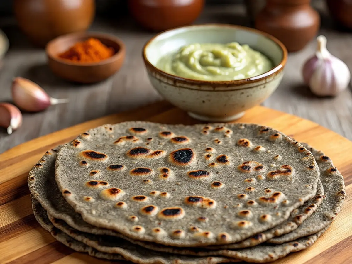 Rajasthani Bajra Roti । बाजरे की रोटी और लहसुन की चटनी का अनोखा ...