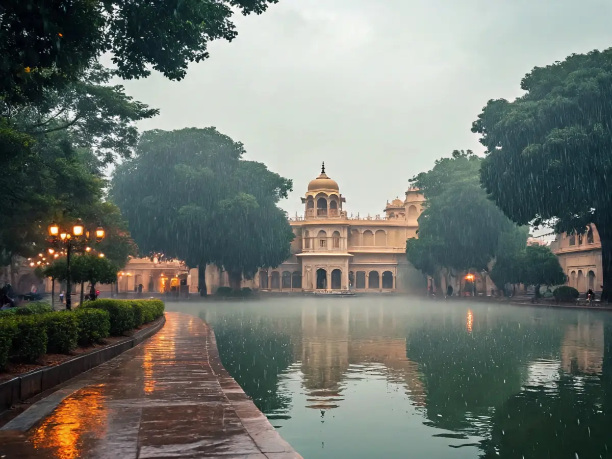 Udaipur Weather Update | उदयपुर में झमाझम! शाम ढलते ही बरसात ने मचाया ...