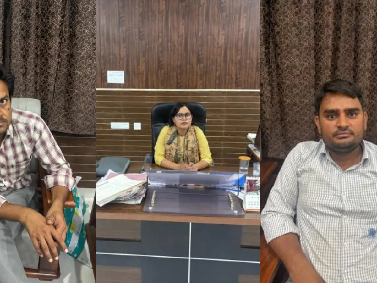 जमीन बंटवारे की फाइल के बदले ली 60 हजार घूस, रिश्वत लेते नादौती SDM ...