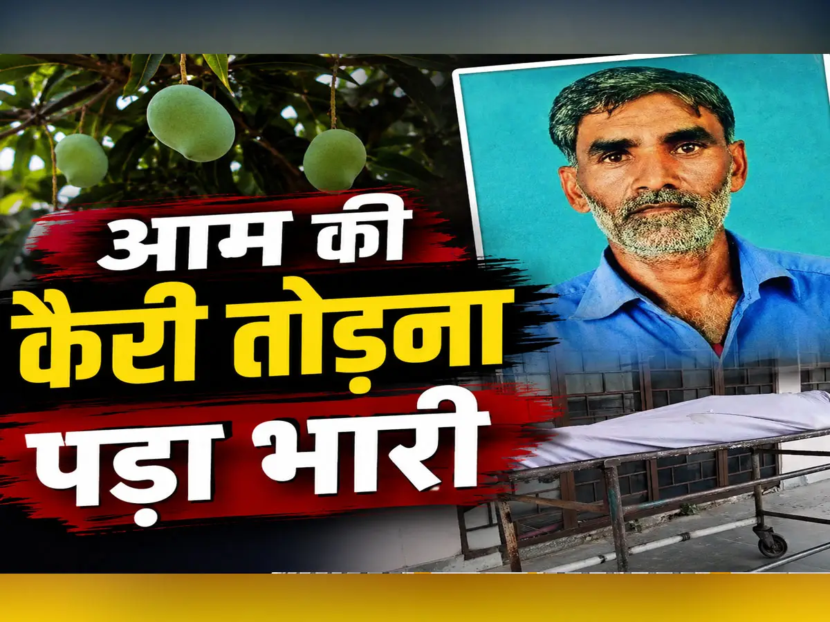 Kota | कोटा में पत्नी को खाना देने गए थे हरीश, आम के पेड़ से कैरी ...
